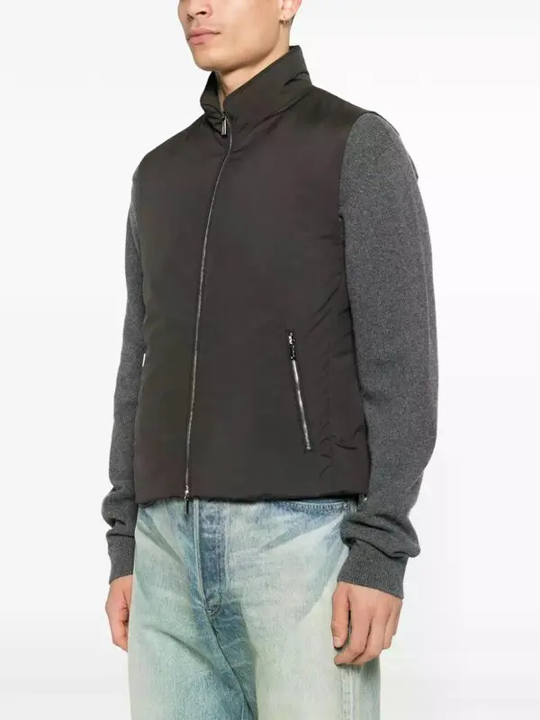 MOORER Senio-skt Gilet - Brown