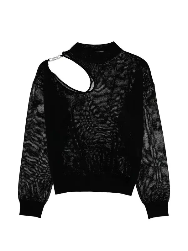 CIRCUS HOTEL Cut-out Chain Detail Top