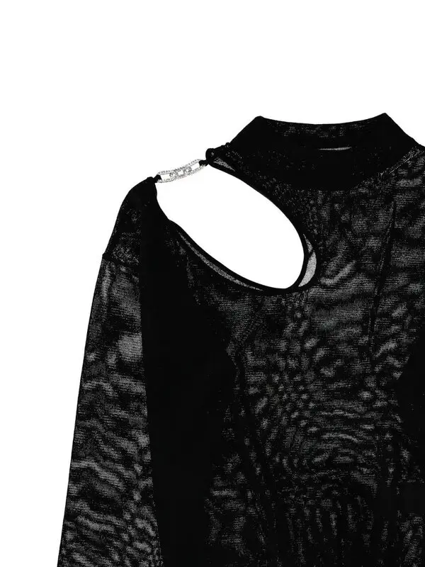 CIRCUS HOTEL Cut-out Chain Detail Top