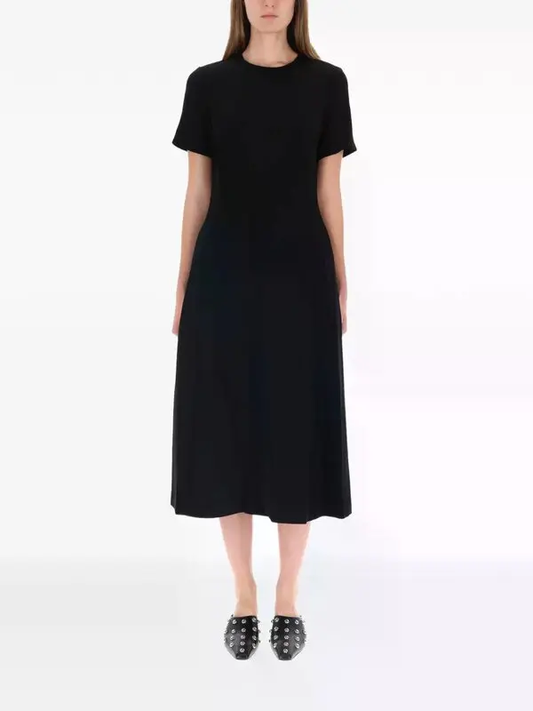 Theory Short-sleeve A-line Midi Dress