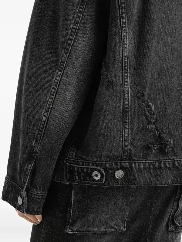 Dolce & Gabbana Buttoned Denim Jacket - Black