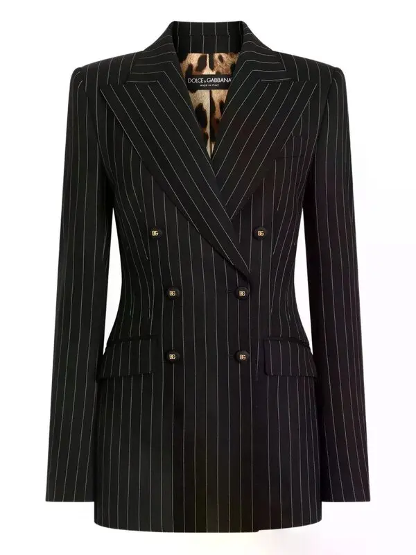Dolce & Gabbana Striped Double-breasted Jacket