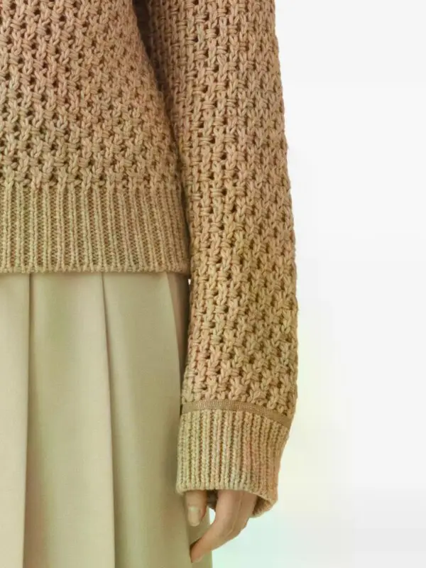 Fabiana Filippi V-neck Long Sleeve Sweater