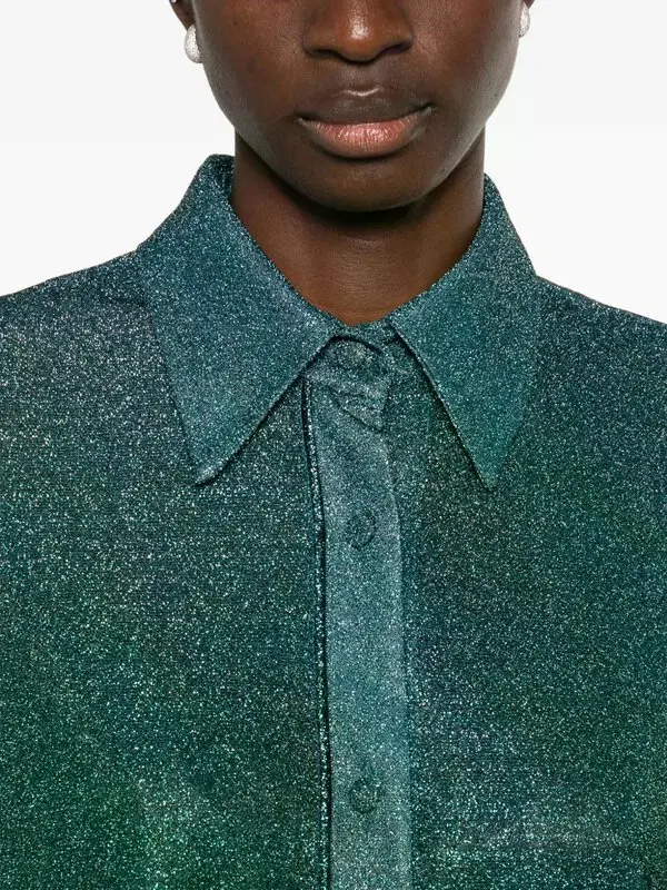 Oseree Lumière Flared Sleeve Shirt
