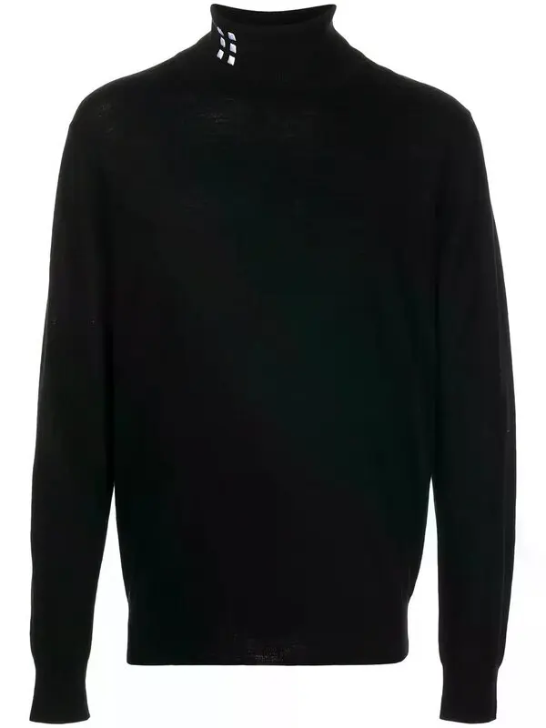 ROMEO HUNTE Roll-neck Fitted Jumper