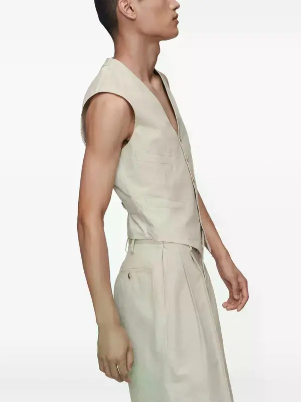MAISON MARGIELA Button Detailed Gile - Neutrals