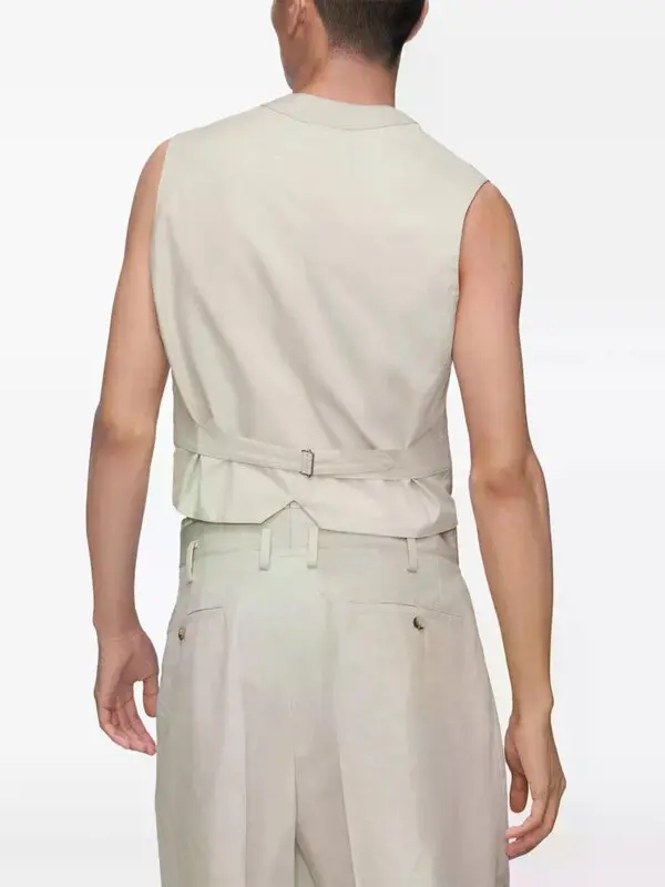MAISON MARGIELA Button Detailed Gile - Neutrals