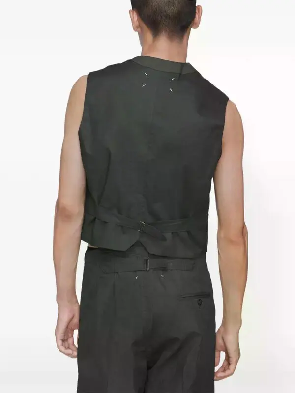 MAISON MARGIELA Button Pocket Vest - Grey
