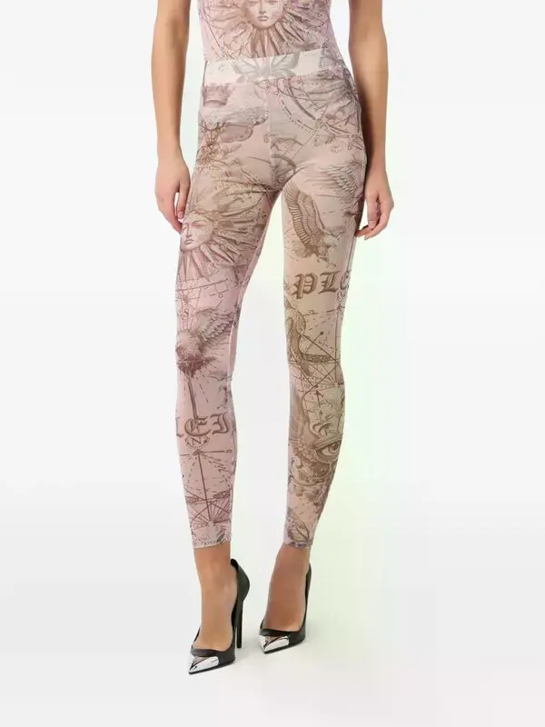 Philipp Plein Printed Leggings