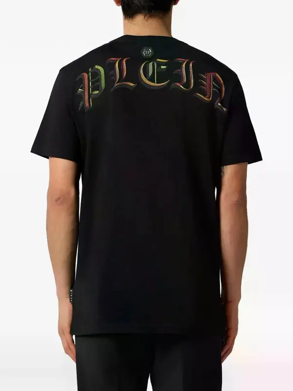 Philipp Plein Rhinestone-pattern T-shirt