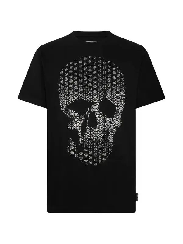 Philipp Plein Rhinestone-skull T-shirt