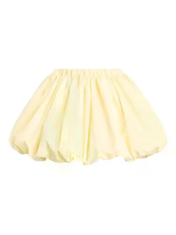PATOU Elasticated Bloomer Mini A-line Skirt - Yellow