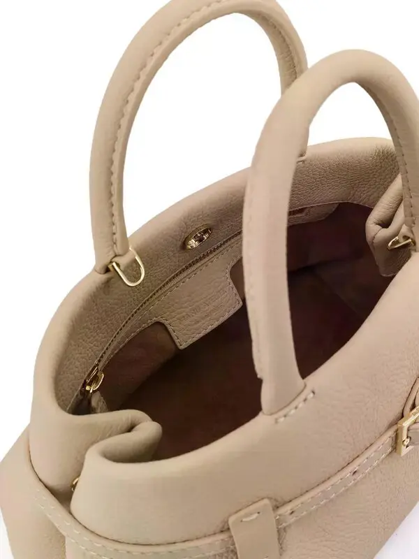 Manu Atelier Le Cambon Buckled Tote Bag - Neutrals