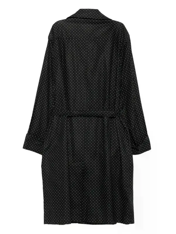 Saint Laurent 1991 Polka-dot Trench Coat