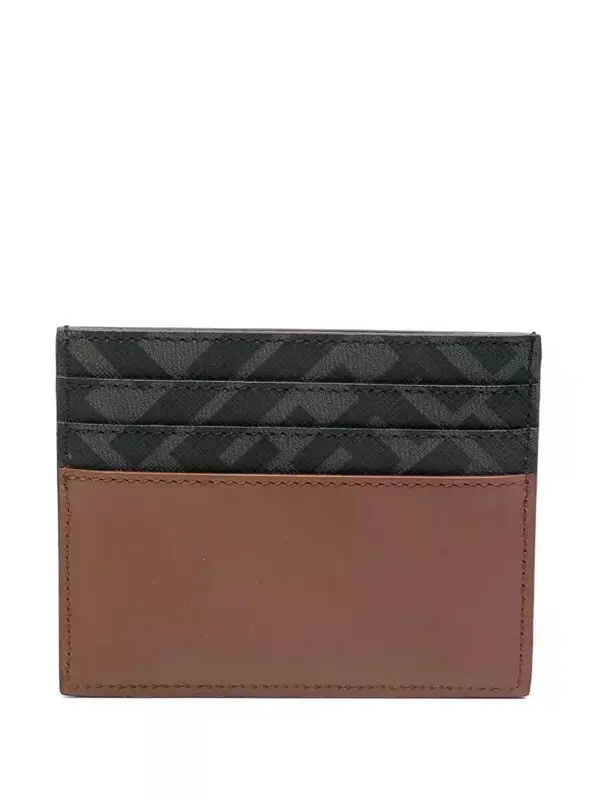 Fendi Ff Card Holder - Brown