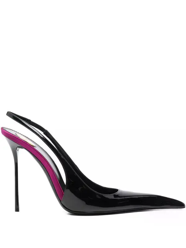 Saint Laurent Amalia 110mm Pointed-toe Pumps - Black