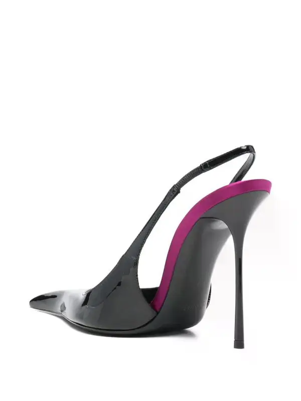 Saint Laurent Amalia 110mm Pointed-toe Pumps - Black