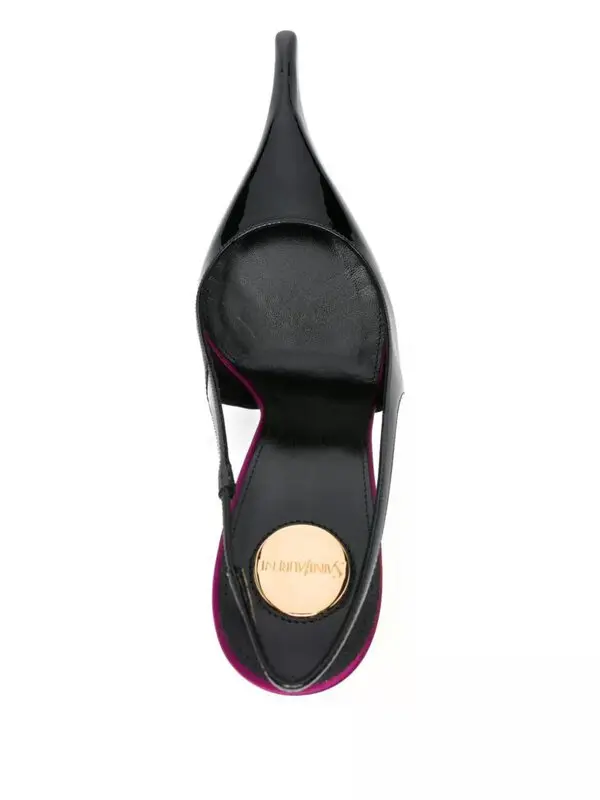Saint Laurent Amalia 110mm Pointed-toe Pumps - Black