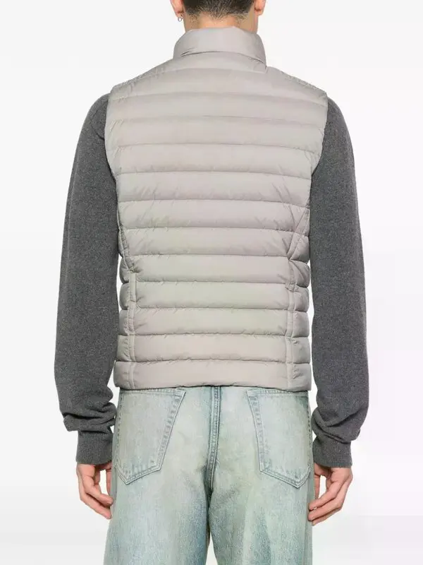 MOORER Sleeveless Padded Gilet - Grey