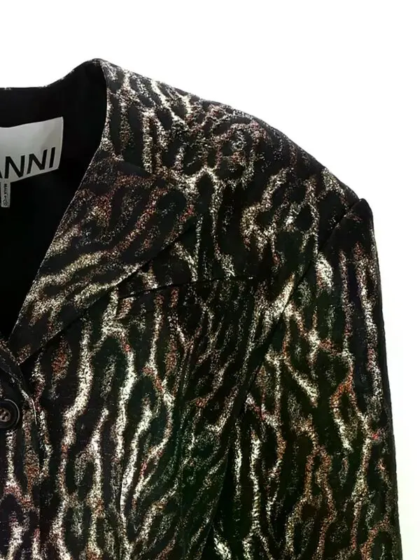 GANNI Animal-print Blazer