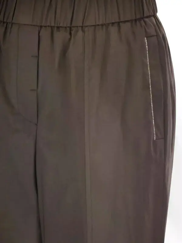 Peserico Elasticated Wide-leg Trousers