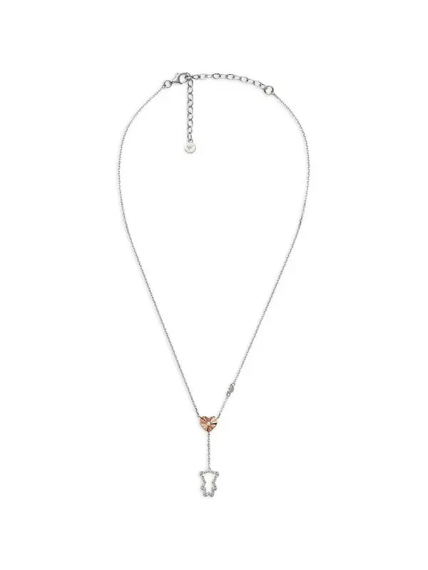 Emporio Armani Manga Bear Necklace - Silver