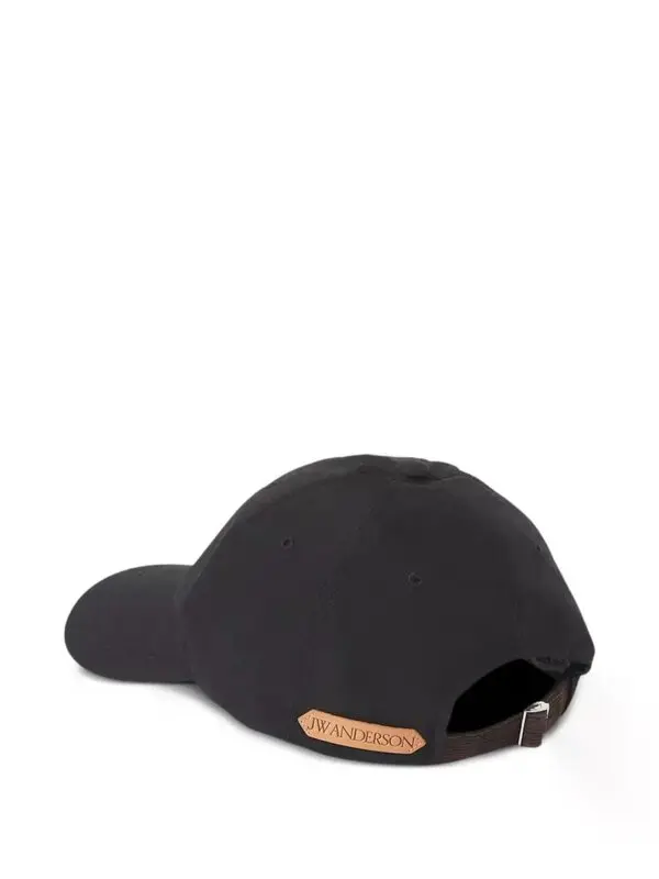 JW Anderson Logo Patch Baseball Cap - Black