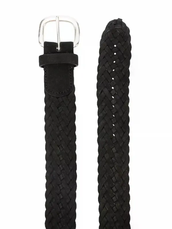 Anderson's Leather Interwoven Belt - Black