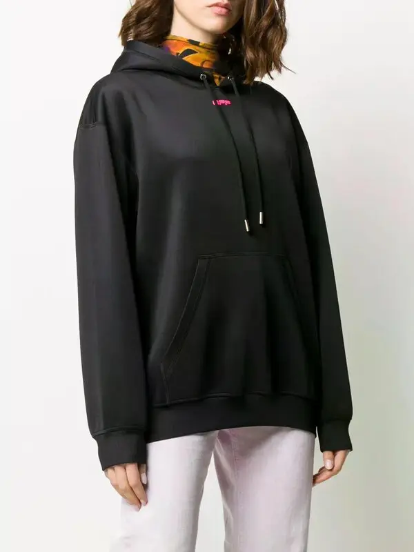 Off-White Logo Print Oversized Hoodie