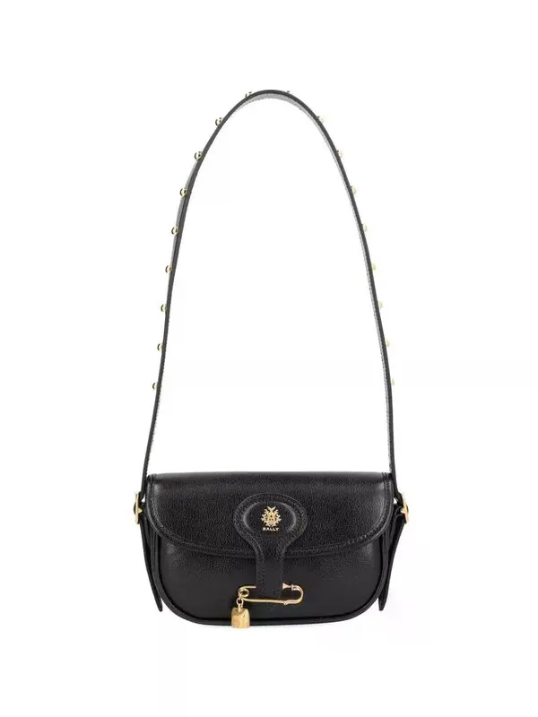 Bally Safety-pin Detail Leather Shoulder Bag