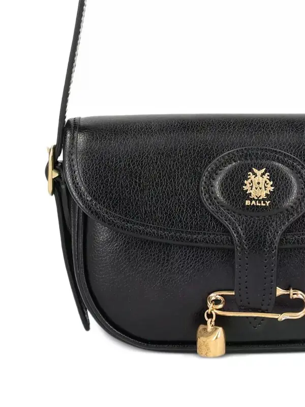 Bally Safety-pin Detail Leather Shoulder Bag