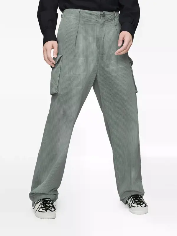 MAISON MARGIELA Cargo Cotton Trousers - Grey