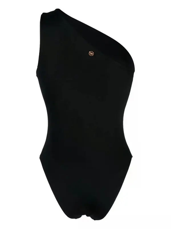 Versace Medusa Head One-shoulder Swimsuit