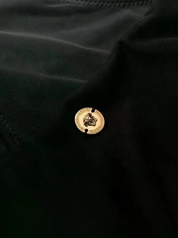 Versace Medusa Head One-shoulder Swimsuit