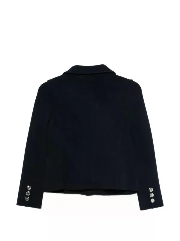 CHARLOTT Buttoned Collared Jacket - Blue