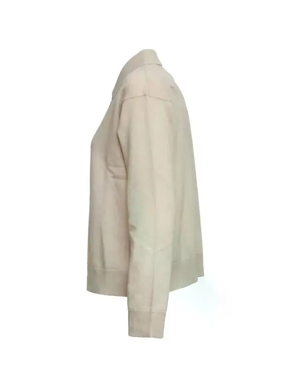 Max Mara Long-sleeve Knitted Polo Top - Neutrals