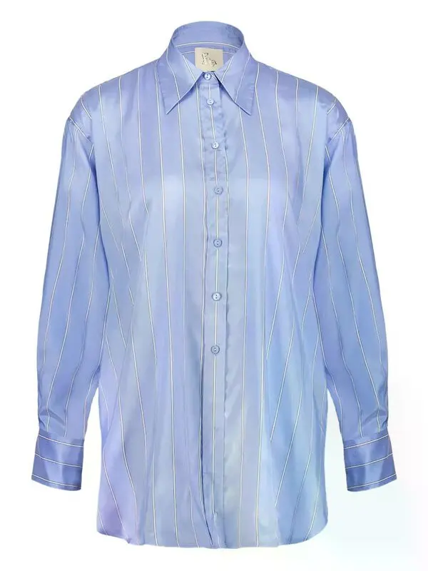 PAULA Striped Button-up Shirt