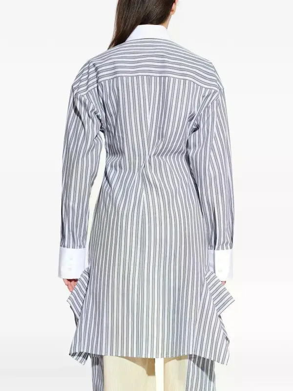 Stella McCartney Striped Cotton Shirt Dress