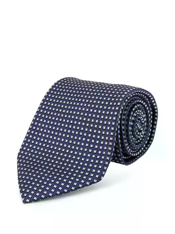 TOM FORD Patterned Pointed Tip Tie