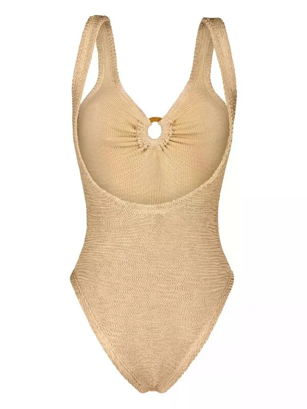 PARAMIDONNA Romana Ring-detail Swimsuit - Neutrals
