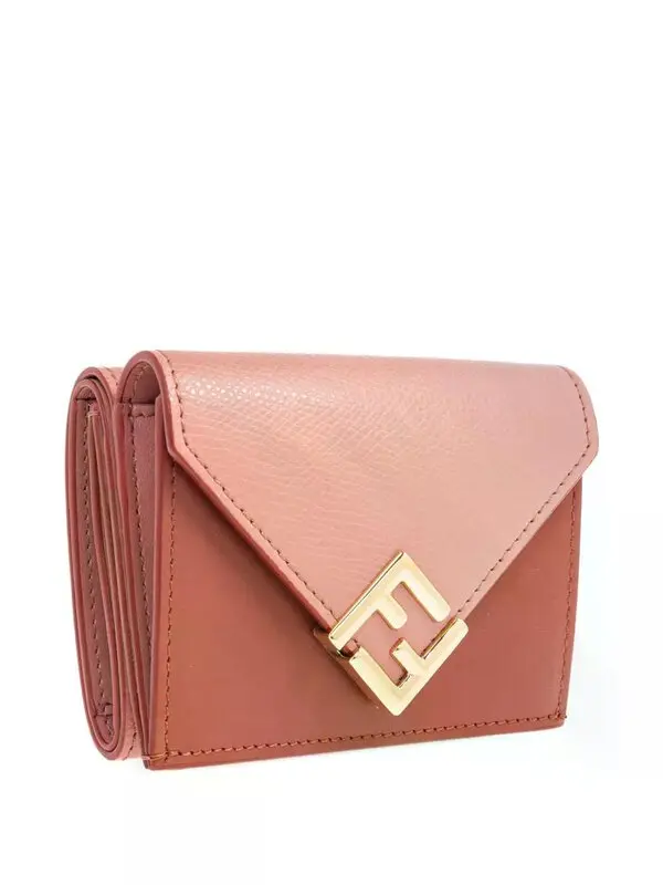 Fendi Ff Diamonds Logo-plaque Wallet