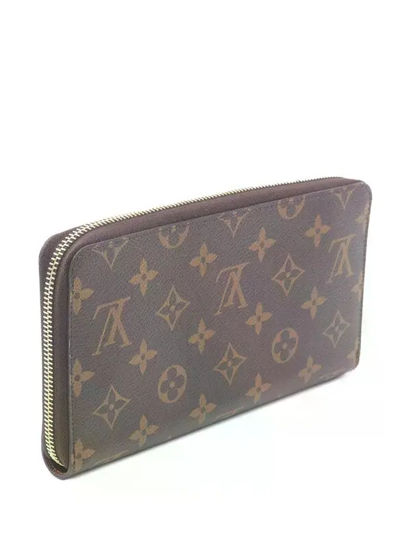 LOUIS VUITTON 2021-2025 Monogram Zippy Wallet Long Wallets - Brown
