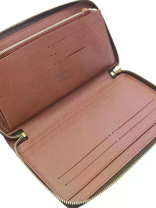 LOUIS VUITTON 2021-2025 Monogram Zippy Wallet Long Wallets - Brown