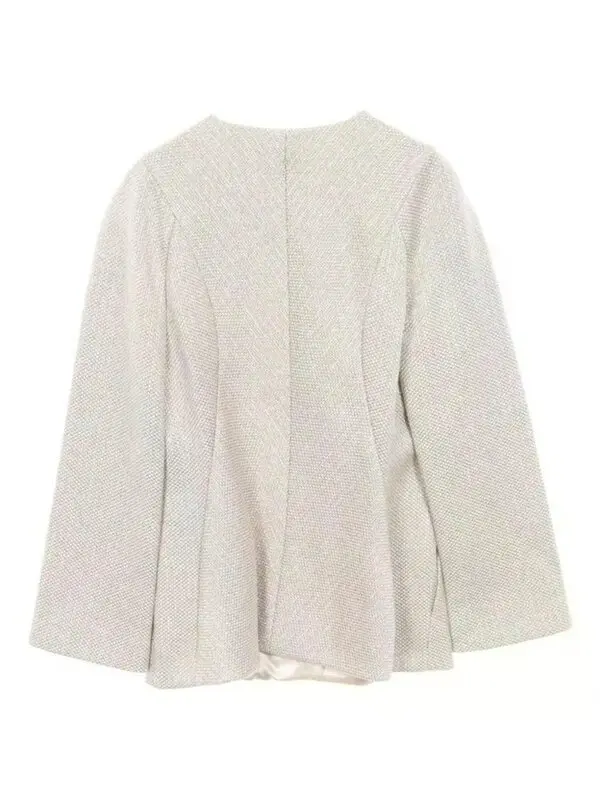 Giorgio Armani 2010s Zip-up Collarless Jacket