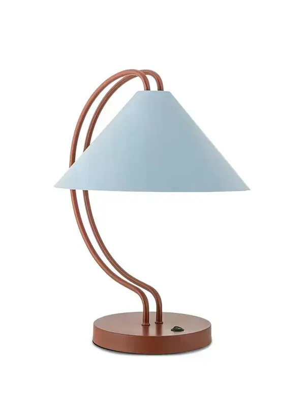 BLOOMINGVILLE Janya Curved Table Lamp - Blue