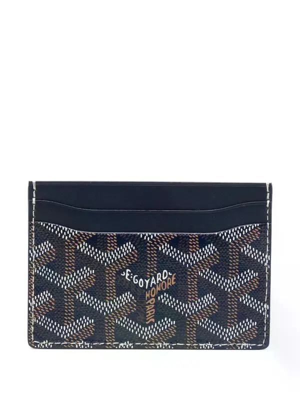 Goyard Pre-owned Tom And Jerry-print Saint Sulpice Card Holder - Multicolour