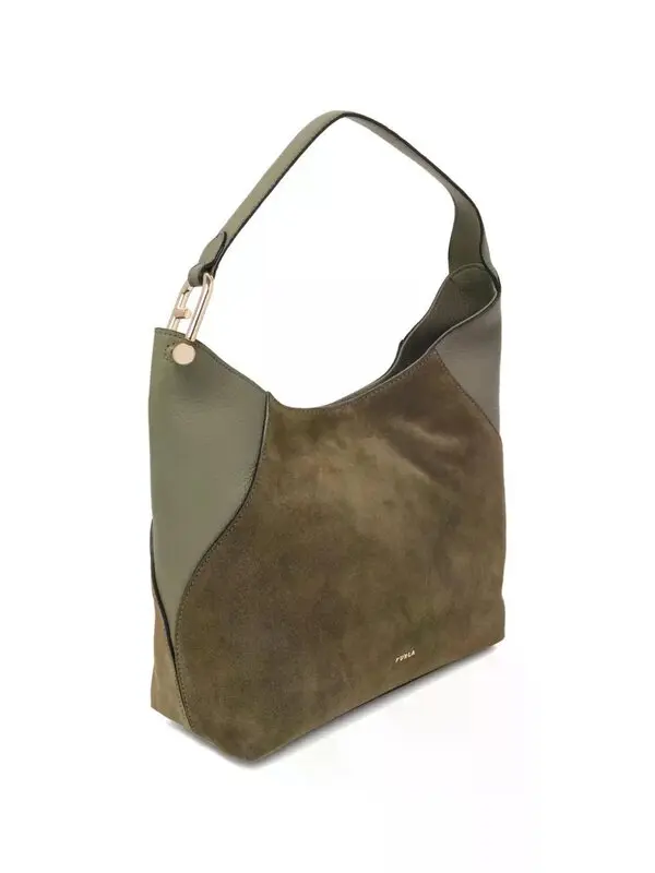 Furla L Lara Logo-detail Tote Bag - Green