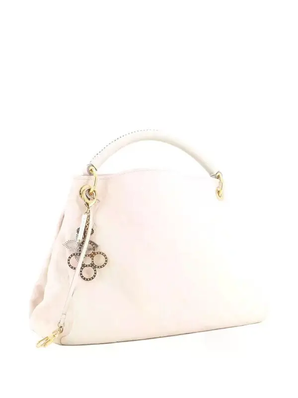 LOUIS VUITTON Artsy Handbag Monogram Empreinte Leather Mm - White