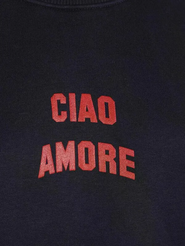 Giada Benincasa Lettering Sweatshirt - Blue