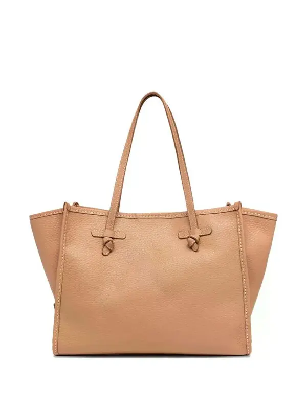 GIANNI CHIARINI Marcella Leather Tote Bag - Neutrals